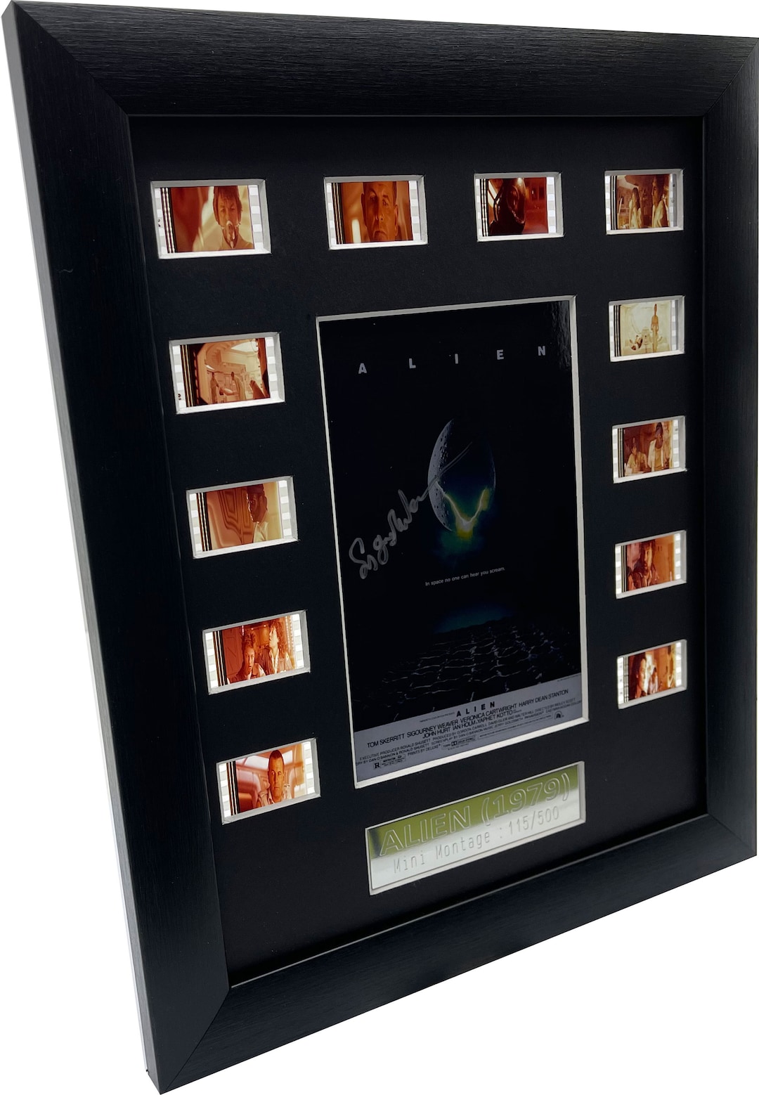 Alien (1979) Signed by Sigourney Weaver 35mm Orginal Filmcell , (we ...