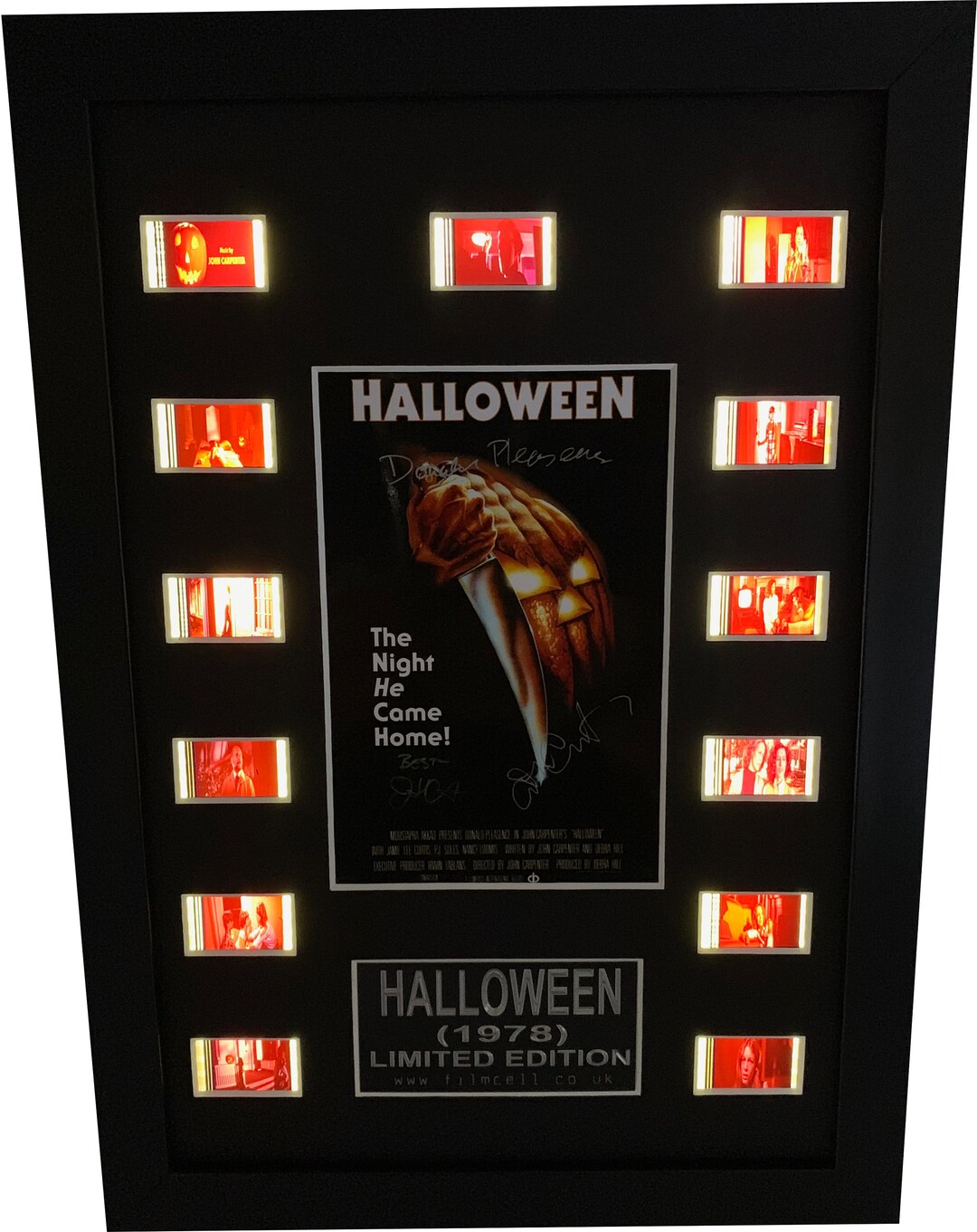 Lightbox HALLOWEEN Cast Signed Horror Classic Original 35mm Filmcell - Etsy
