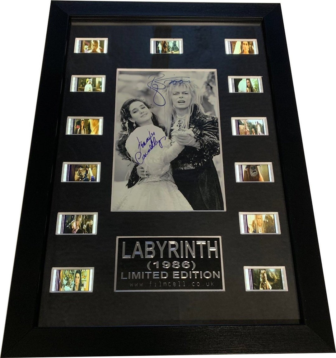 Lightbox Labyrinth Signed David Bowie & Jennifer Connelly (1986 ...