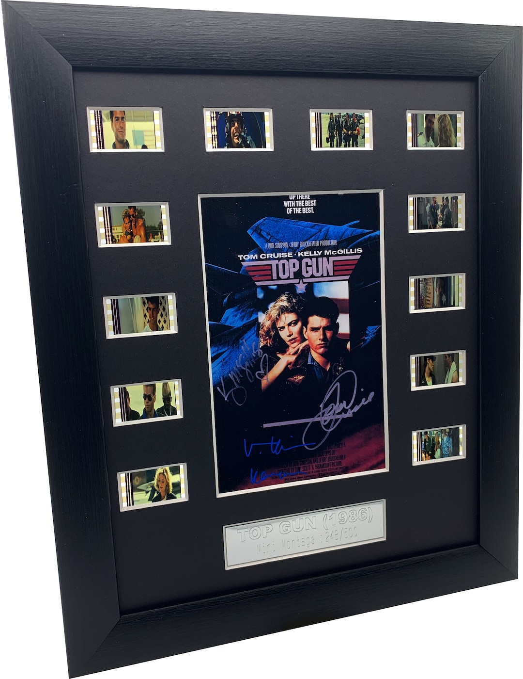 Cast Signed Top Gun (1986) Original 35mm Film Cell Prop, Amazing ...