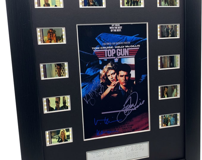 Cast Signed Top Gun 1986 Original 35mm Film Cell Prop, Amazing ...