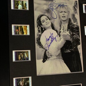Lightbox Labyrinth Signed David Bowie & Jennifer Connelly (1986 ...