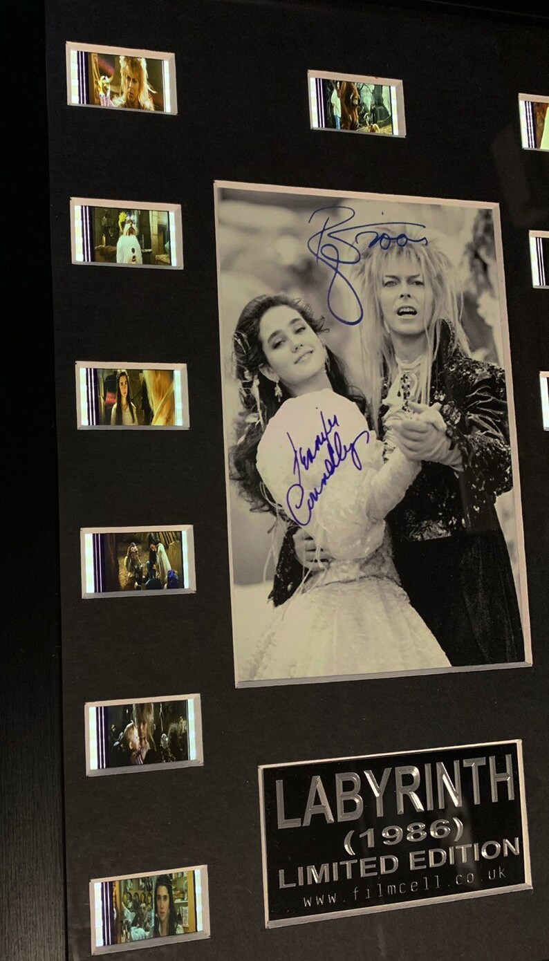 Lightbox Labyrinth Signed David Bowie & Jennifer Connelly - Etsy
