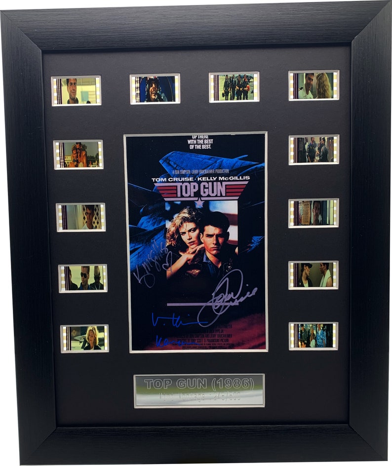 Cast Signed Top Gun (1986) Original 35mm Film Cell Prop, Amazing ...