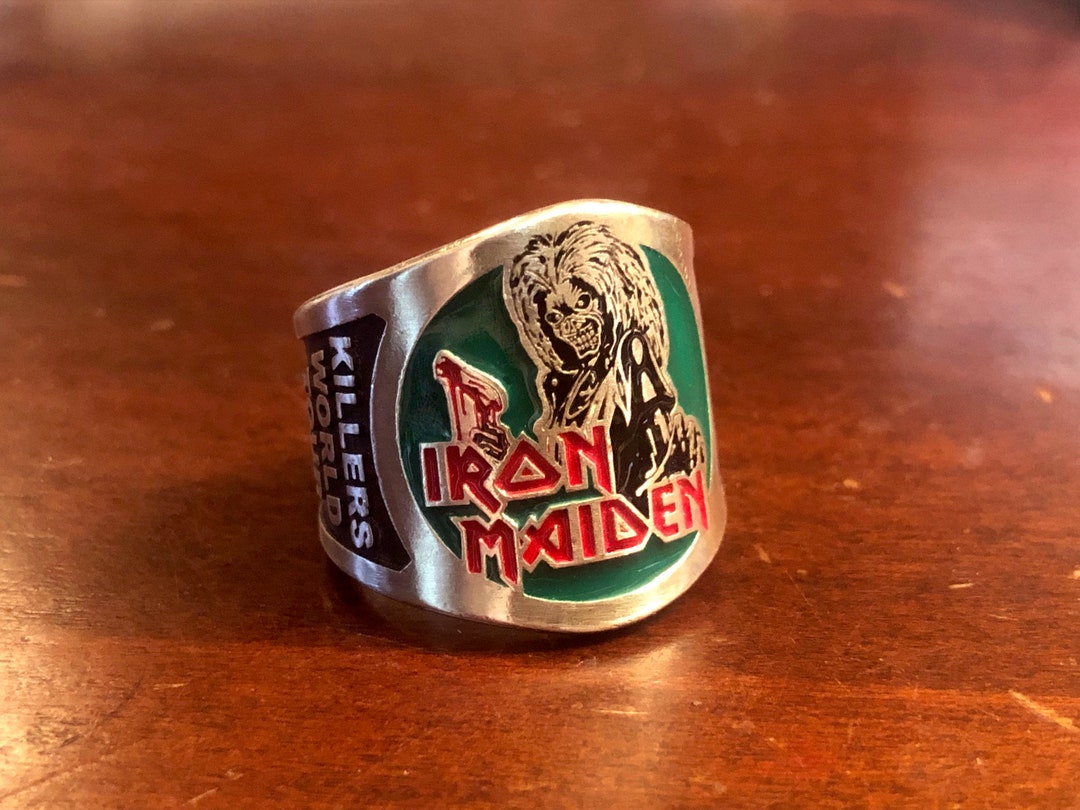 IRON MAIDEN Killers Ring Sterling Silver USA - Etsy