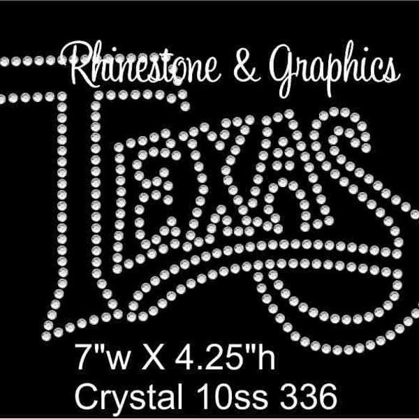 Texas Rhinestone Svg - Etsy