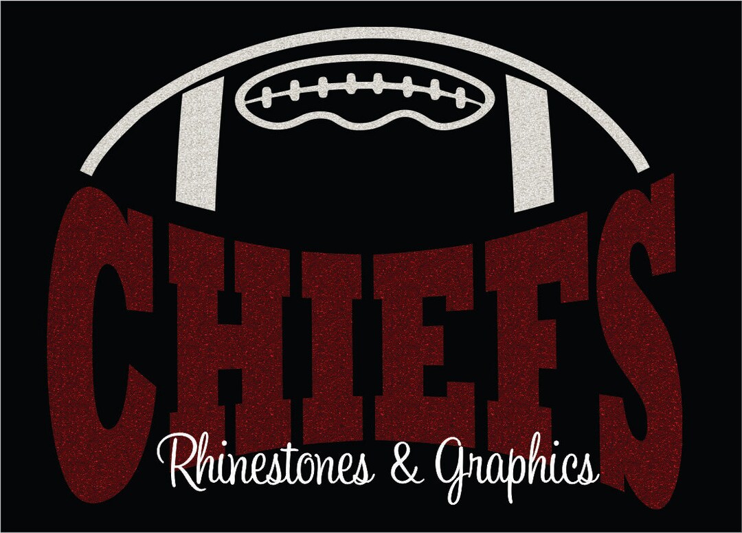 Chiefs Football Design Pattern Graphic Design Instant Download EPS SVG ...