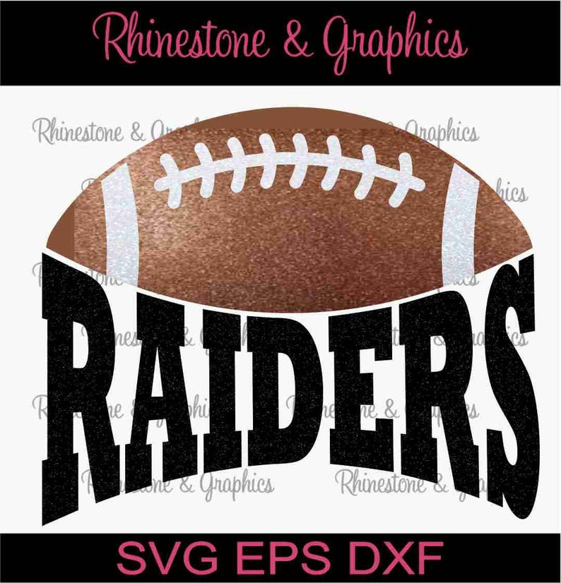 Raiders Football Design Pattern Graphic Design Instant - Etsy