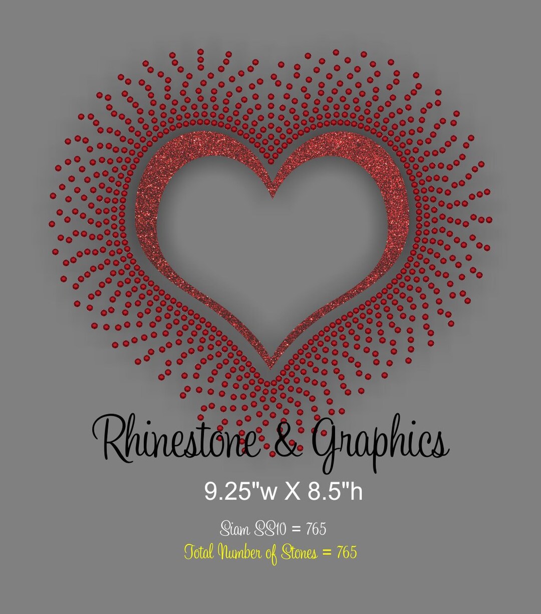 Instant Download Mixed Media Heart Spray - Etsy