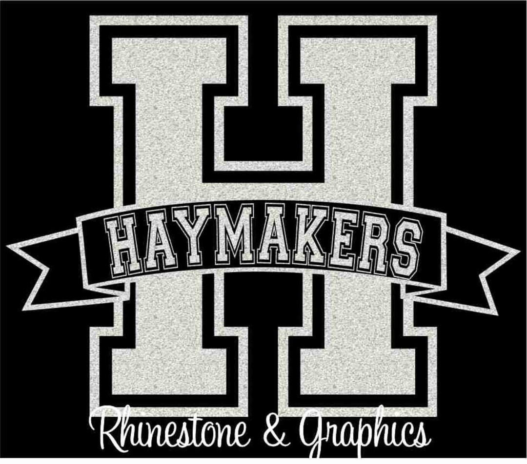 Split Alpha Banner H Haymakers Instant Download Cutting Files SVG EPS ...