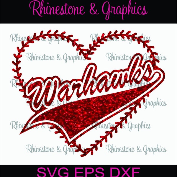 Baseball Heart - Etsy