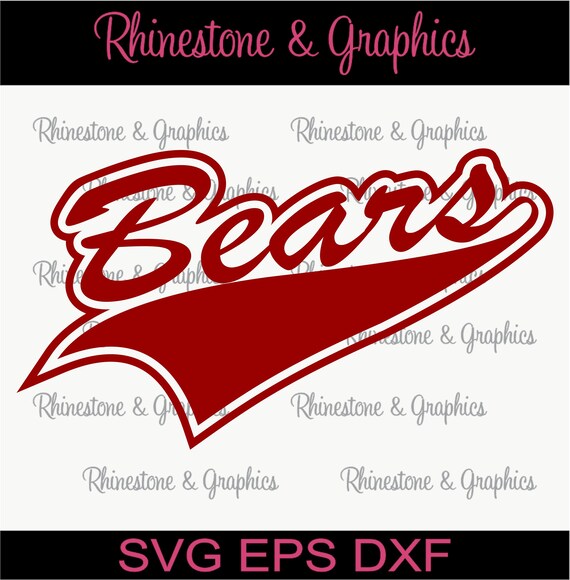 Bears with Tail Instant download SVG Eps DXF Cutting File | Etsy