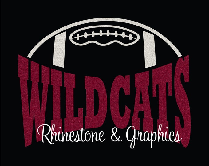 Wildcats Football Design Pattern Graphic Design Instant Download EPS ...