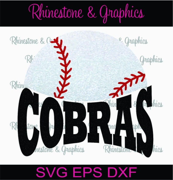 Cobras Baseball Instant Download SVG Eps DXF Cutting File | Etsy