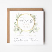 Personalised Wedding Card Newly Married Couple Greeting Card - Etsy