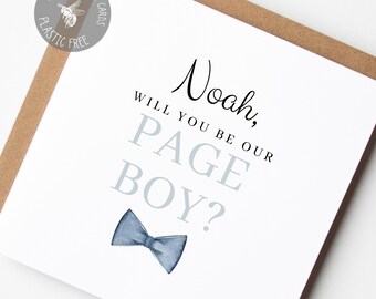 Will You Be Our Page Boy Card for Page Boy Page Boy Proposal - Etsy UK