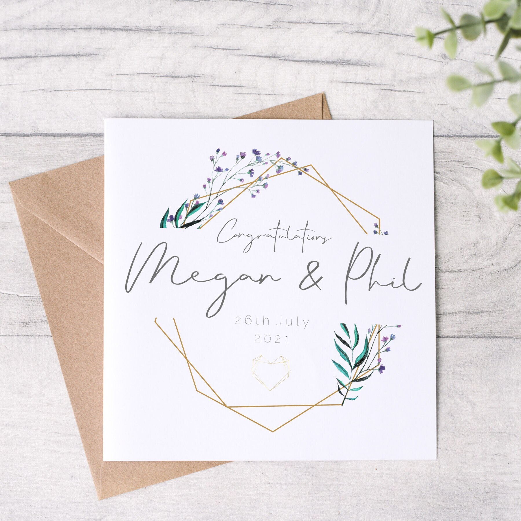 Personalised Wedding Card Card for Wedding Newly Married - Etsy Australia