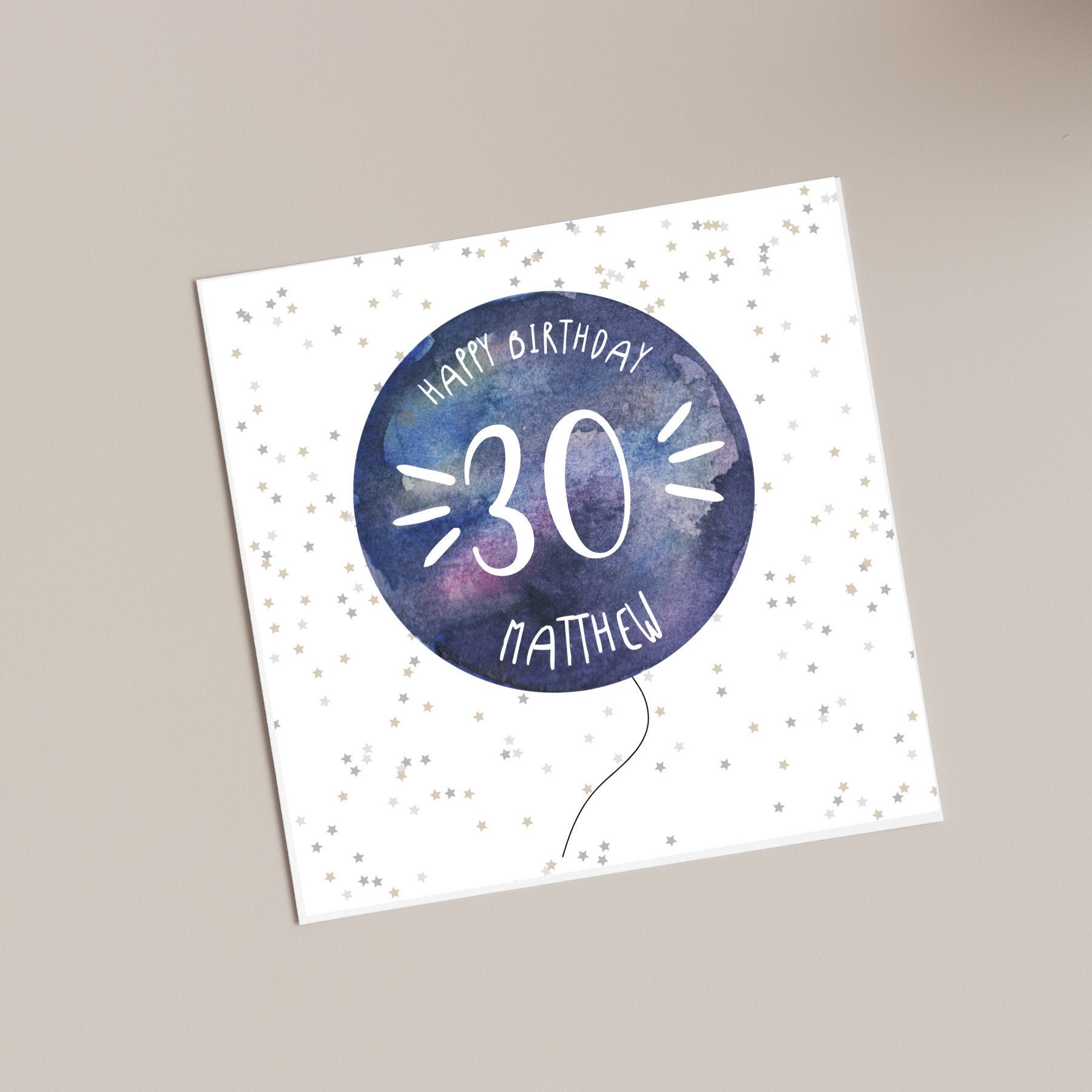 30th Birthday Card for Man Personalised 30th Card 30th | Etsy UK