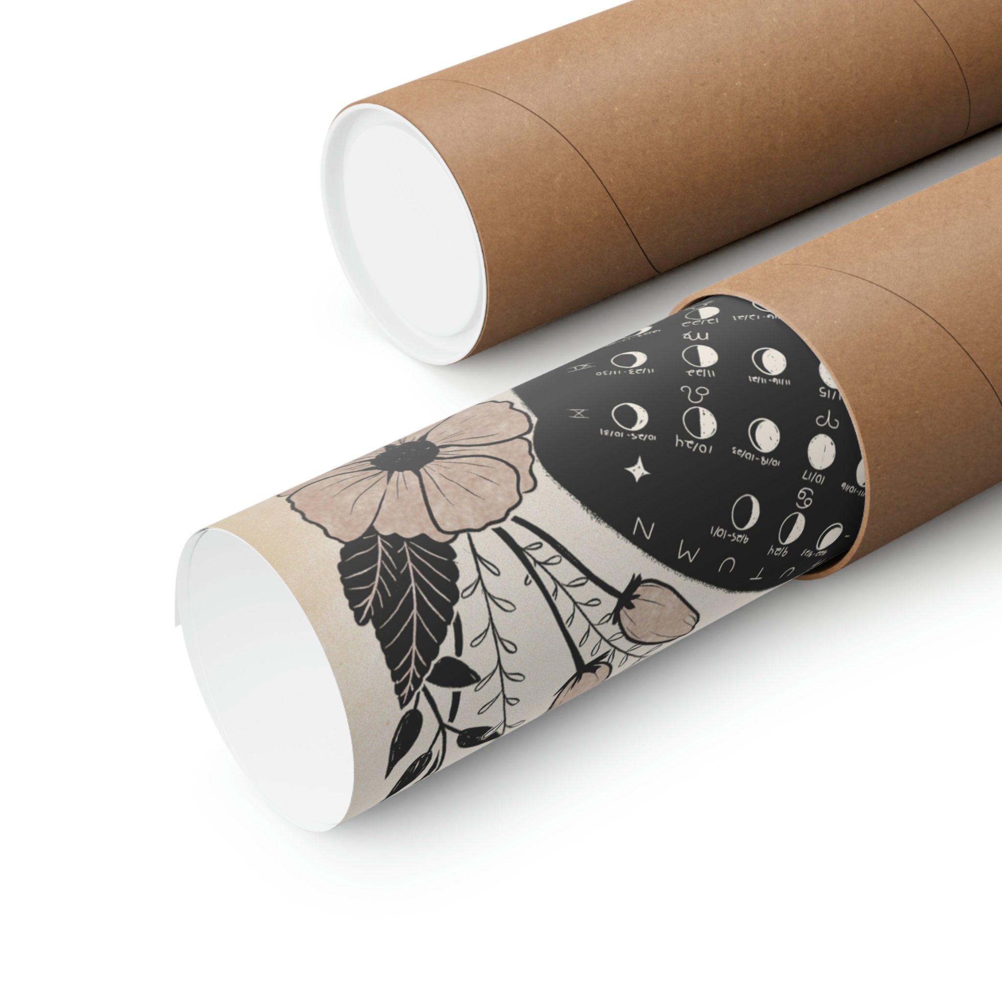 2024 Moon Calendar Poster - Etsy