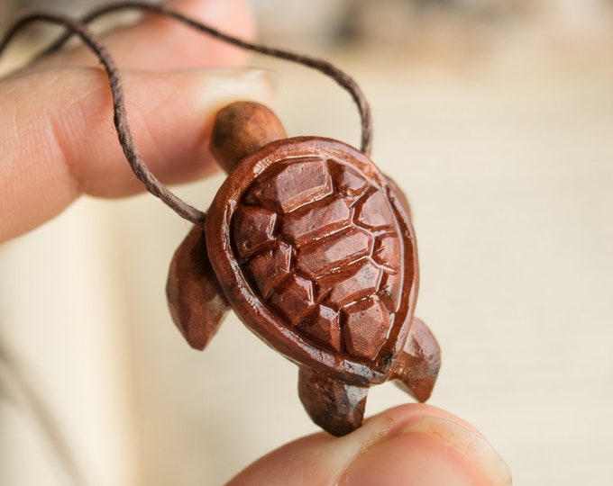 Turtle Avocado Seed Pendant Hand Carved Avocado Jewelry - Etsy
