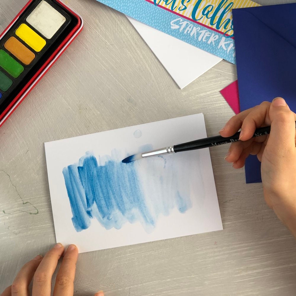 Kid's Brush Lettering Calligraphy Starter Kit - Etsy