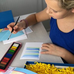 Kid's Brush Lettering Calligraphy Starter Kit - Etsy