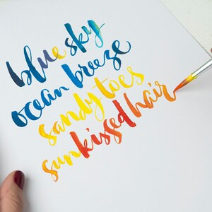 Kirsten Burke's Calligraphy Ink - Etsy