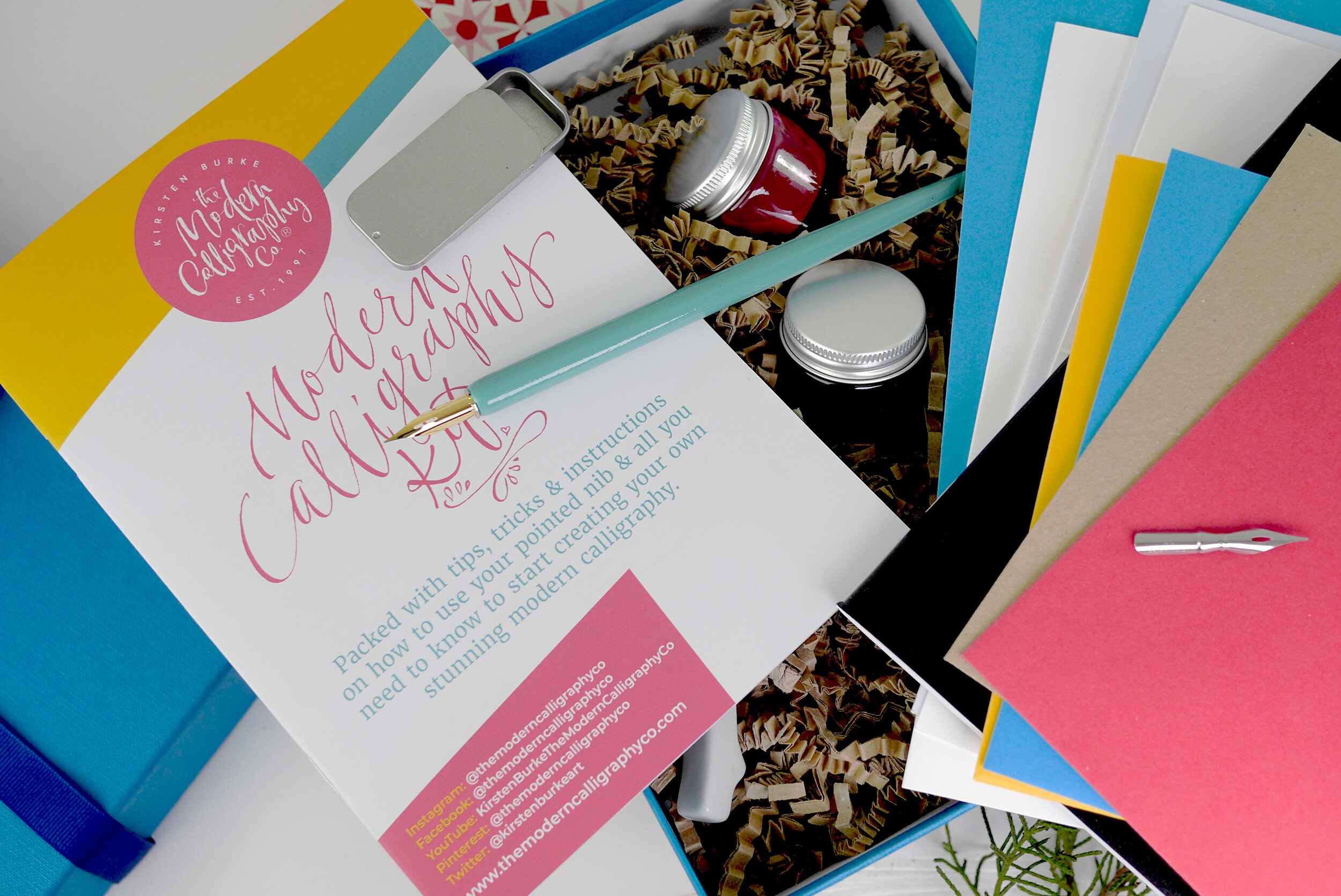 Modern Calligraphy Kit Kirsten Burke Luxury Calligraphy Gift | Etsy