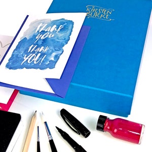 Kid's Brush Lettering Calligraphy Starter Kit - Etsy