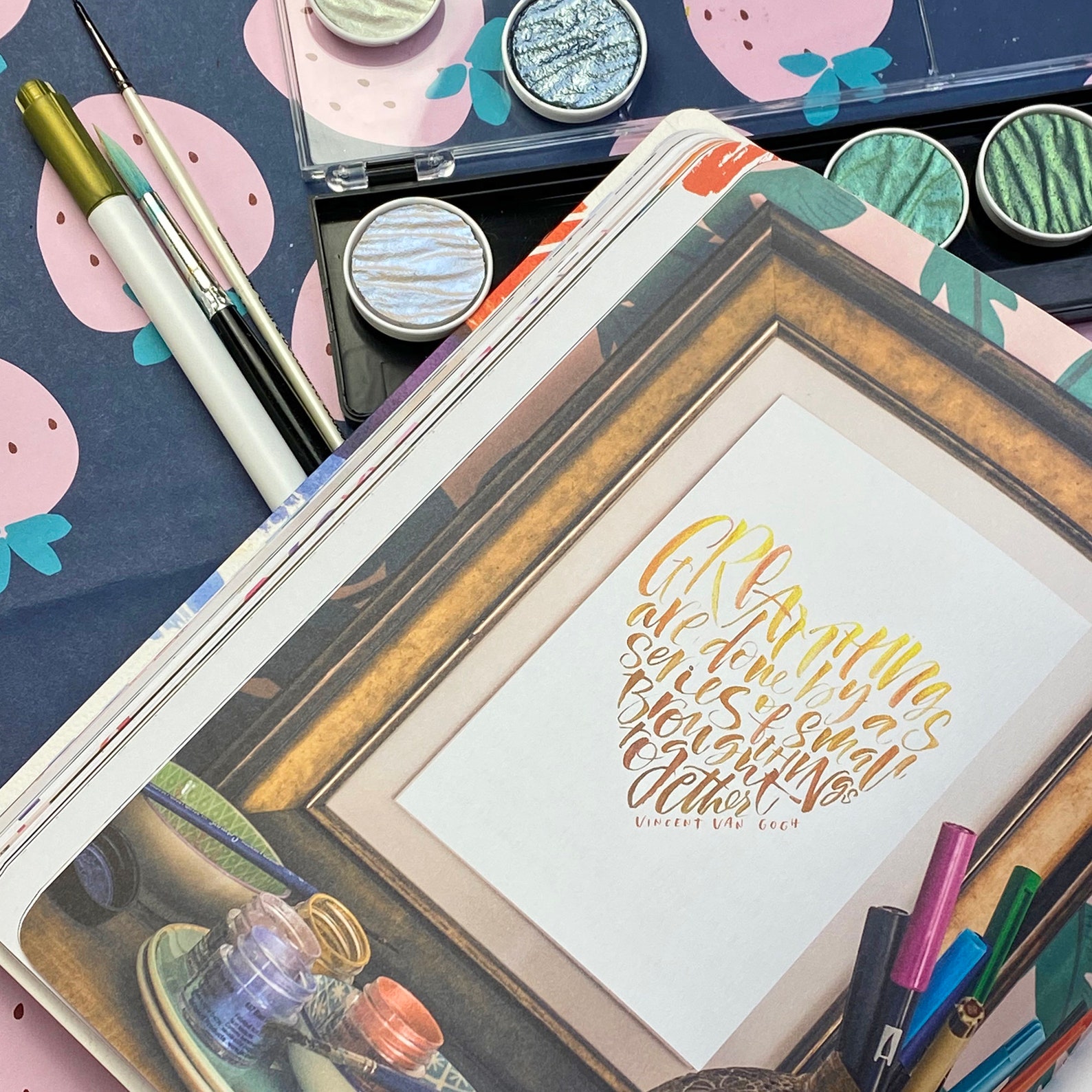 Secrets of Brush Calligraphy Kirsten Burke - Etsy