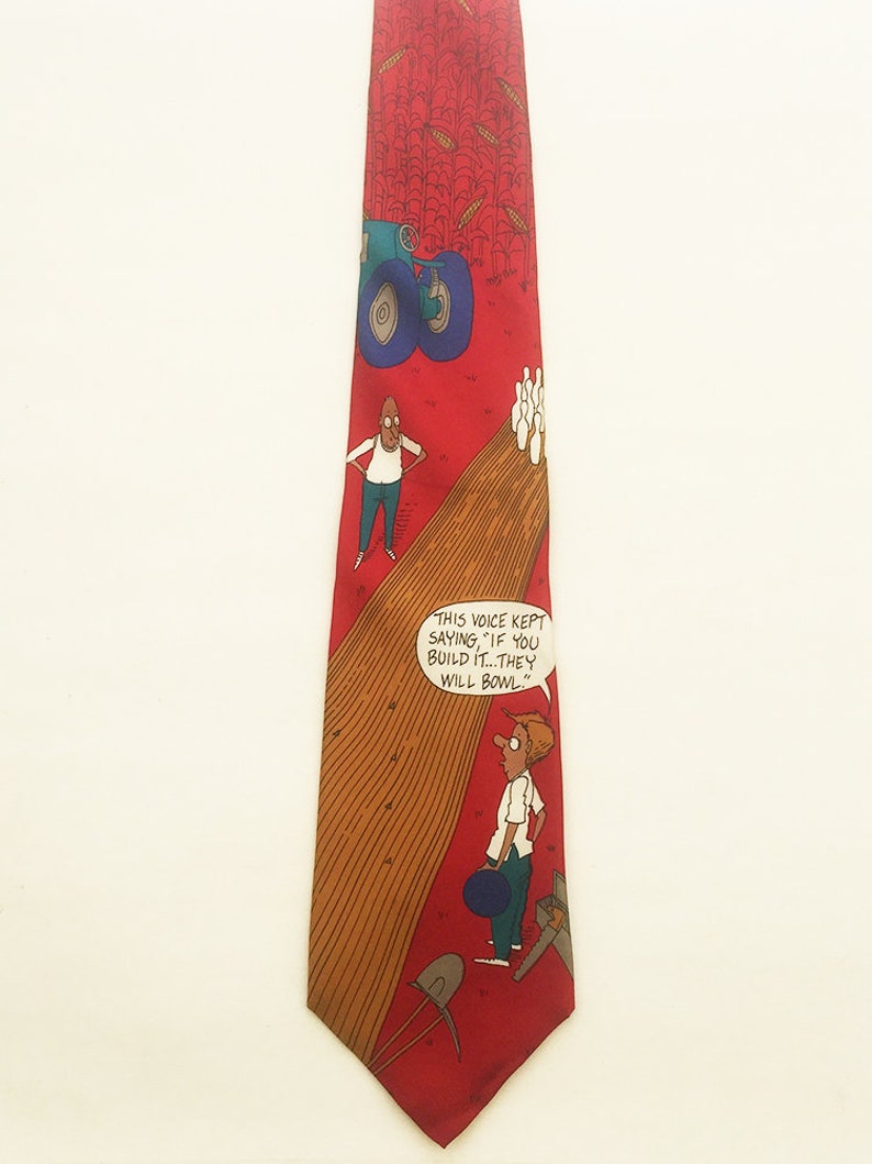 Bowling Tie: Fun Tie Unique Tie Wacky Tie Awesome Tie - Etsy