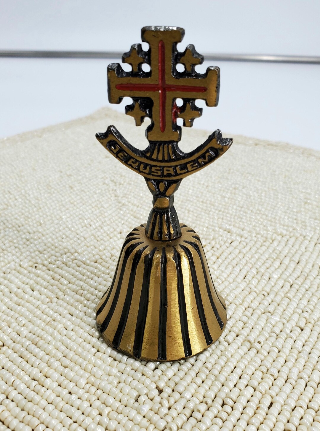 Vintage Jerusalem Solid Brass Bell Travel Souvenir 4" Tall (C2)** - Etsy
