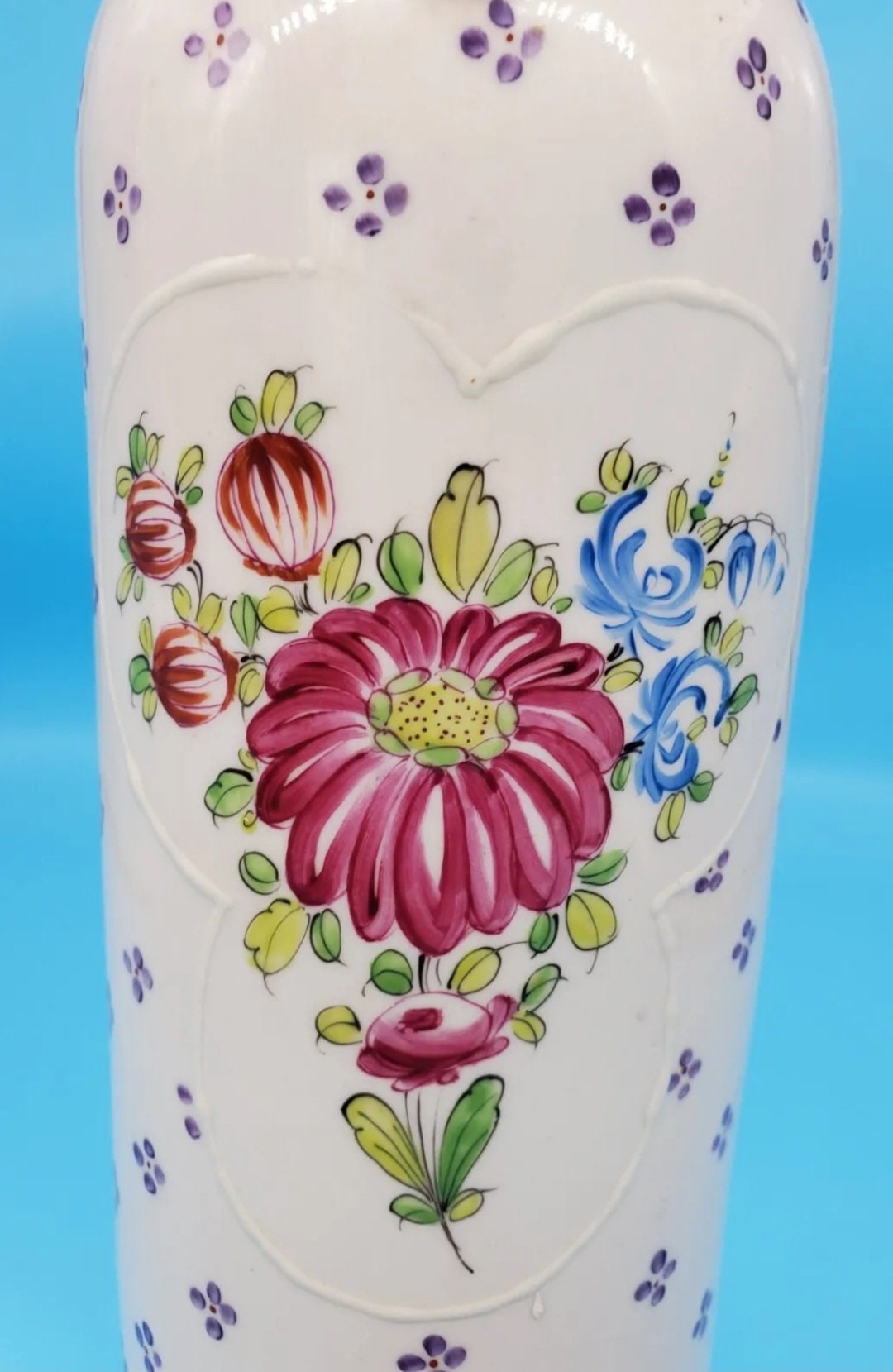 Sureda Hand Painted Porcelain Decanter Bottle Made in Spain. No Stopper ...