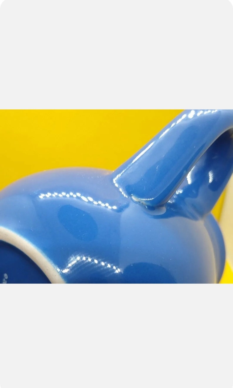 Blue Nestle Logo With White Letters Pottery Creamer Pitcher (2001) (C28 ...