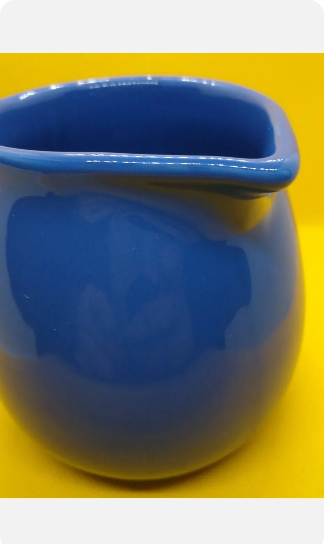 Blue Nestle Logo With White Letters Pottery Creamer Pitcher (2001) (C28 ...