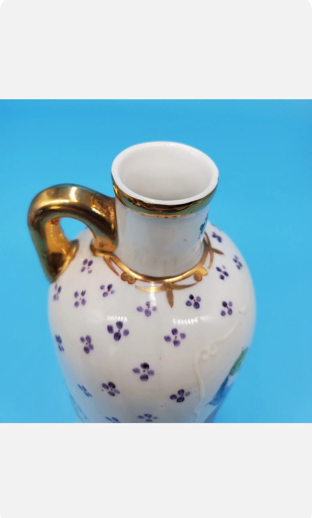 Sureda Hand Painted Porcelain Decanter Bottle Made in Spain. No Stopper ...