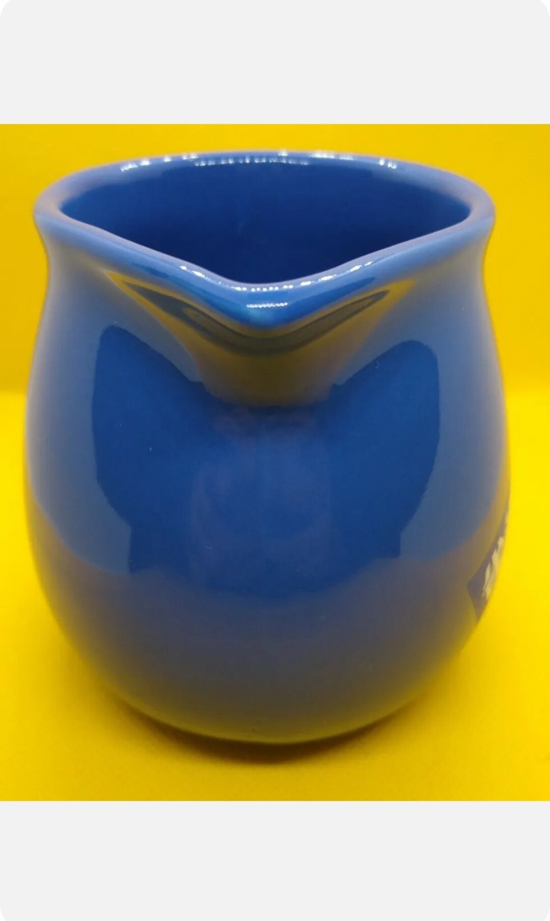 Blue Nestle Logo With White Letters Pottery Creamer Pitcher (2001) (C28 ...