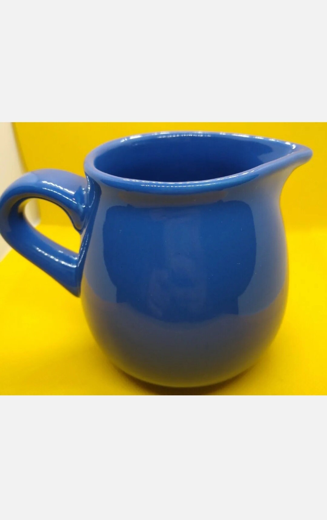 Blue Nestle Logo With White Letters Pottery Creamer Pitcher (2001) (C28 ...