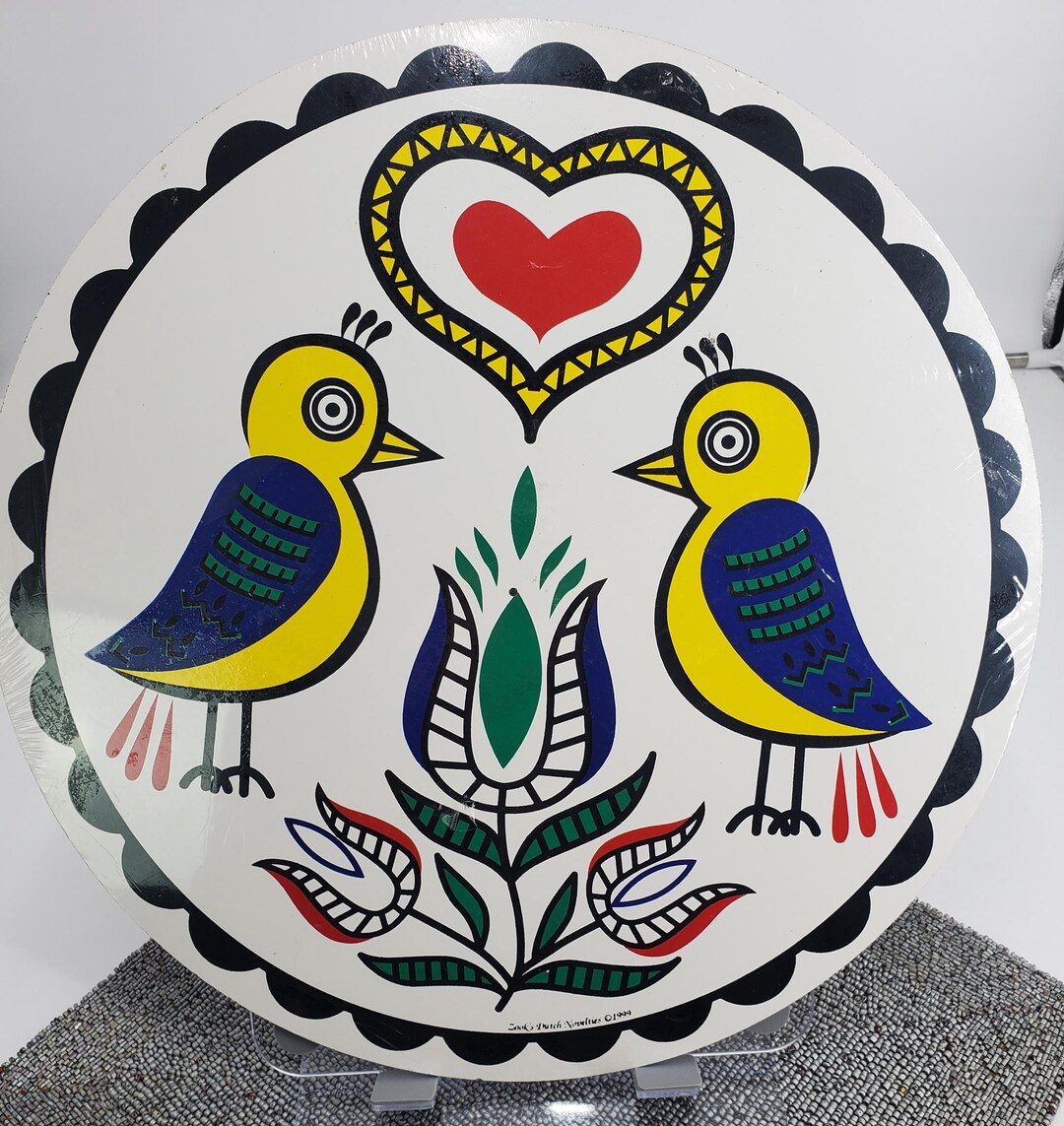 Jacob Zook 15 1/2" Diameter Hex Sign "double Distelfink" ORIGINAL - Etsy