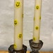 Handpainted Smiley Face Candlestick - Etsy