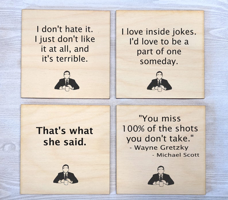 Office Coasters Funny Coasters Funny Gifts Gift for Office Work Friend ...