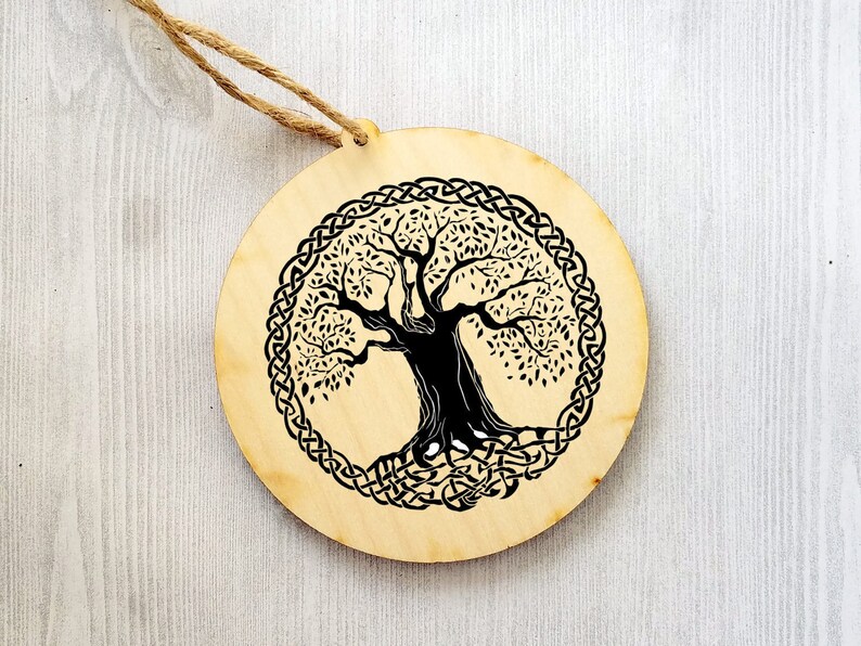 Tree of Life Ornament Classic Irish Ornament Irish Decoration Celtic ...