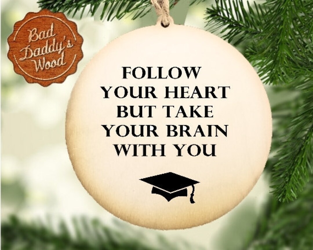 Graduation Gift School Graduation Ornament Graduation Quote Ornament ...