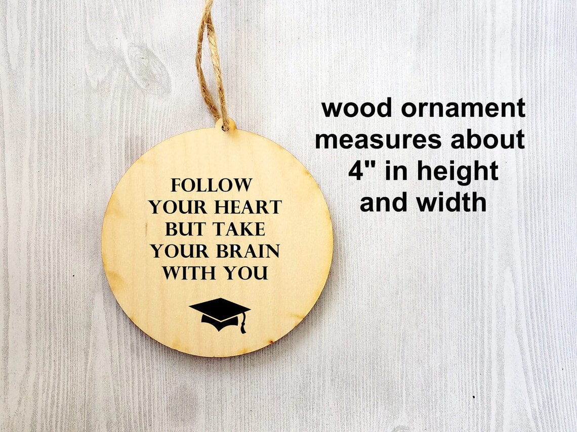 Graduation Gift School Graduation Ornament Graduation Quote Ornament ...