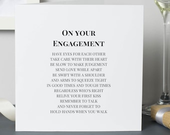 Personalised Engagement Card for Couple by Shmuncki | Etsy