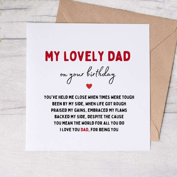 Dad Birthday Card - Etsy UK