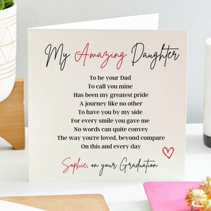 Daughter Graduation Card, University Graduation Cards, Degree Success ...