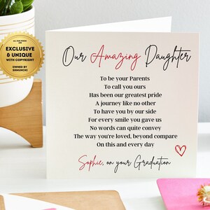 Daughter Graduation Card, University Graduation Cards, Degree Success ...