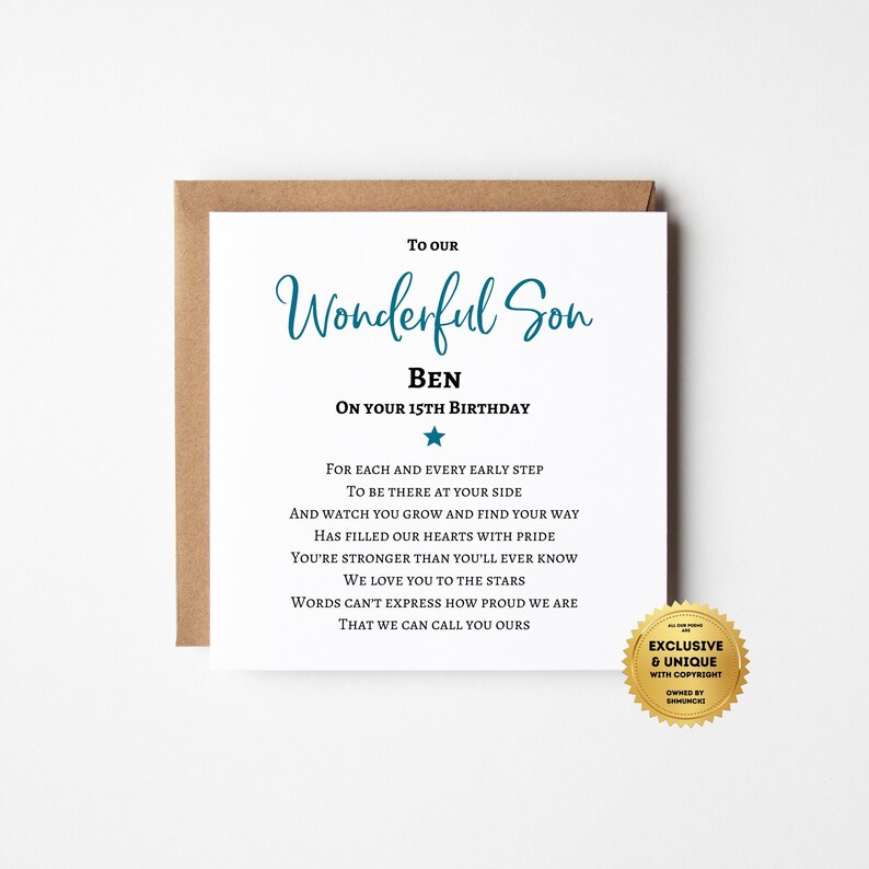 40th Birthday Card for Son Our Son 40th Birthday Card - Etsy UK