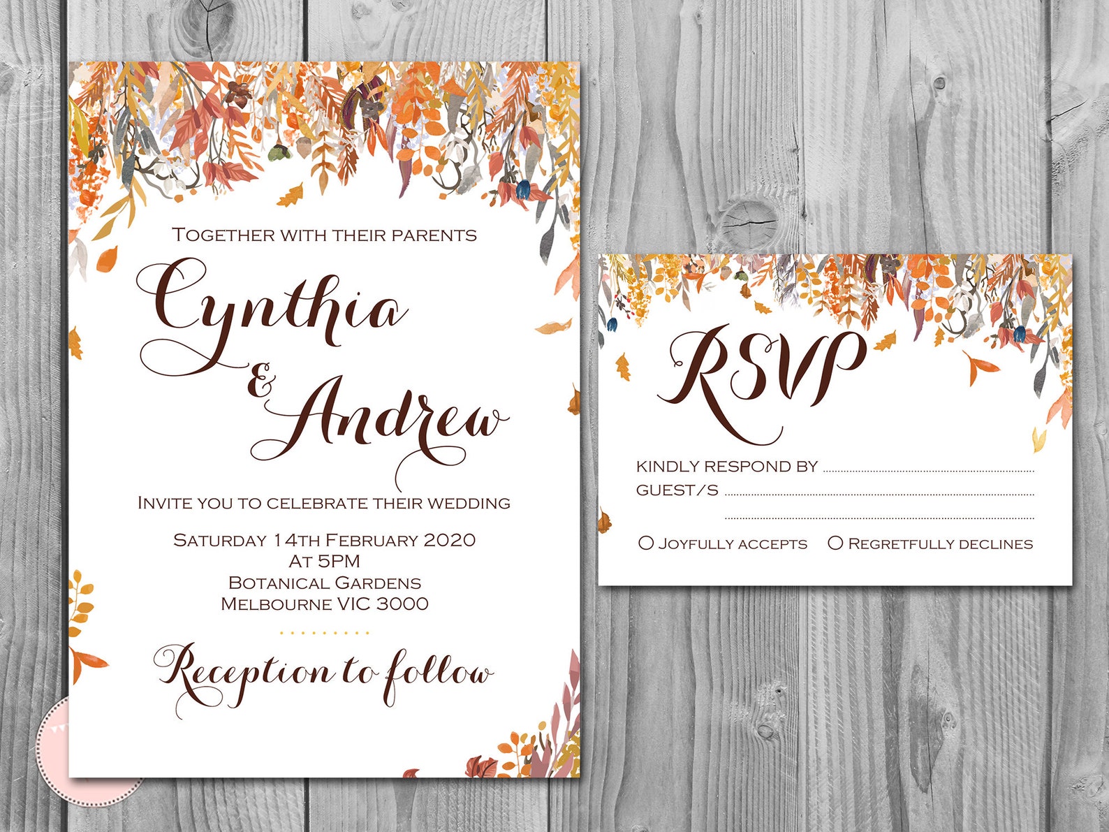 Custom Wedding Invitation Set Wedding Invitation Printable - Etsy